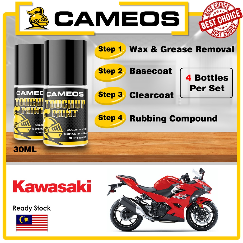 KAWASAKI MOTOR - Paint Repair Kit - Motorcycle Touch Up Paint - Scratch ...