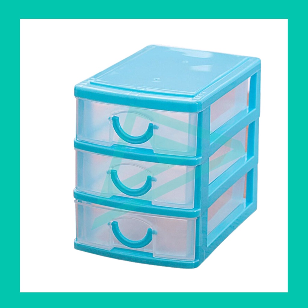 Desktop Mini Drawers 3-Tiers | Shopee Malaysia
