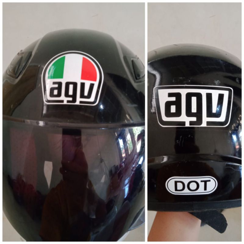1 set of agv helmet stickers front and rear | Shopee Malaysia