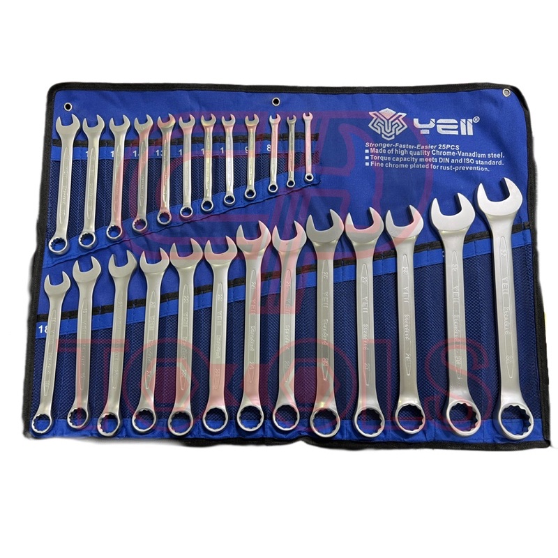 Combination Spanner Set Common Ring Set 8Pcs 12Pcs 22Pcs 25Pcs | Shopee Malaysia
