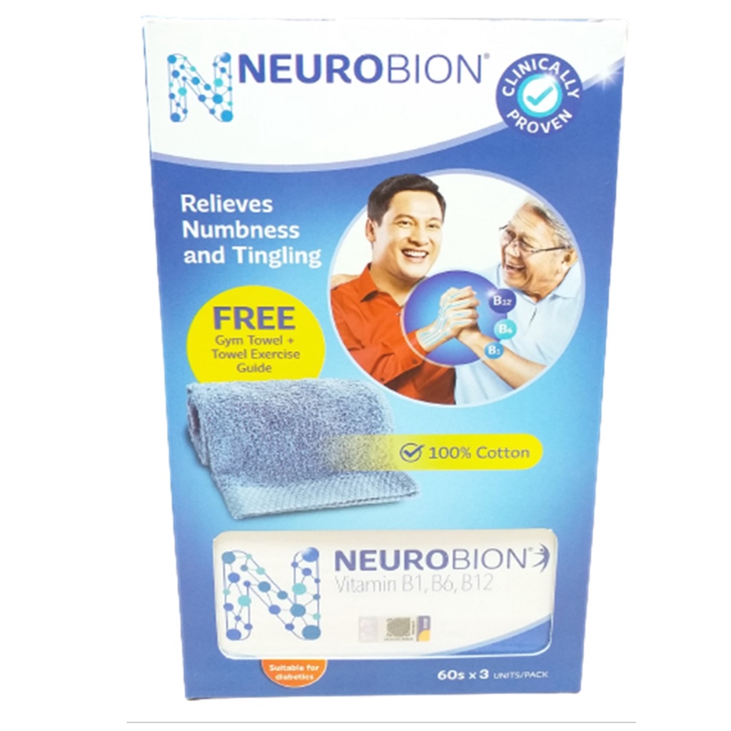NEUROBION | Vits B1+B6+B12 | Nerve Health Supplement (60 Tabs) | Shopee ...