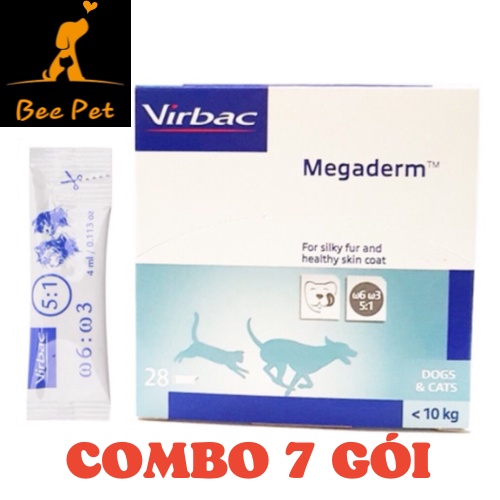 [COMBO 7 PACK] MEGADERM VIRBAC - PREMIUM HAIR AND SKIN CARE PACKAGE FOR ...