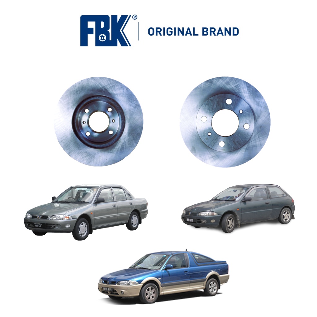 FBK Brake Disc Rotor Front - Proton Wira 1.5 / Satria 1.5 / Arena 1.5 ...