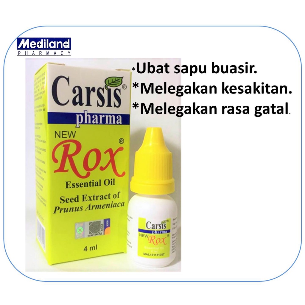 Carsis Pharma Rox Oil 4ml | Shopee Malaysia