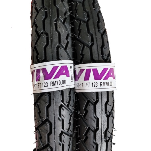 VIVA 250-17 FT123 Tube Tyre Tayar MALAYSIA 250 17 Tire Tube Motorcycle ...