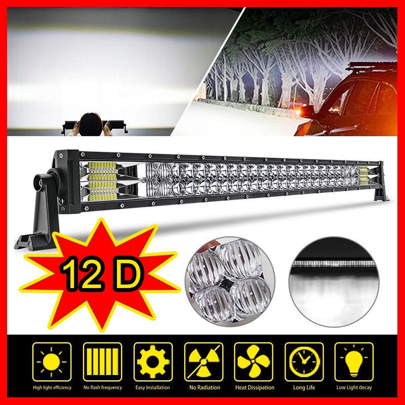 22-52inch 12D Super Light Slim Led Work Light Bar SUV Jeep 4X4 Led ...
