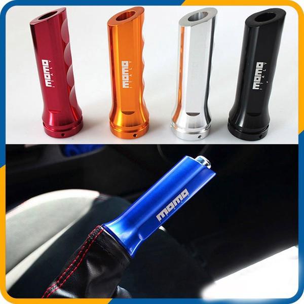 MOMO Universal Racing Car Aluminum Hand Brake Sleeve Handbrake Handle ...
