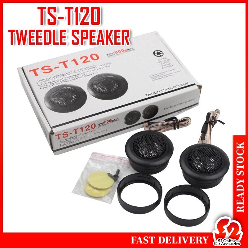 500w Car Tweeter TS-T120 Tweeter Speaker Tweeter Tweeter Kereta 500w ...