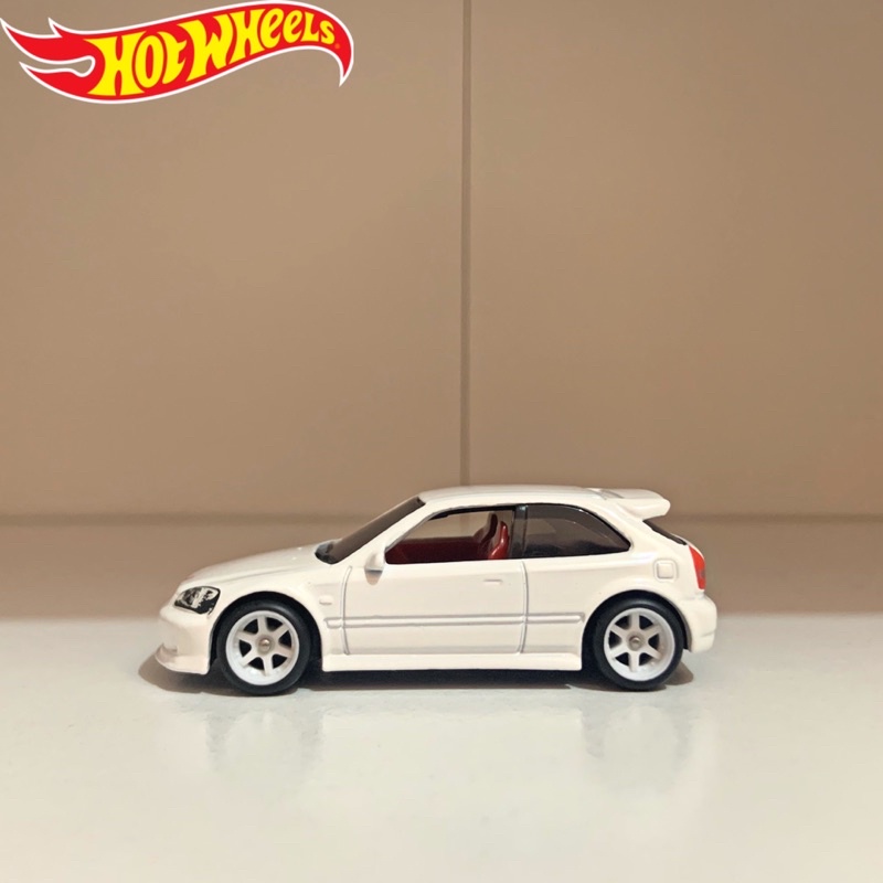 Hot Wheels '99 Honda Civic Type R (EK9) White 6 spoke wheels Rims ...