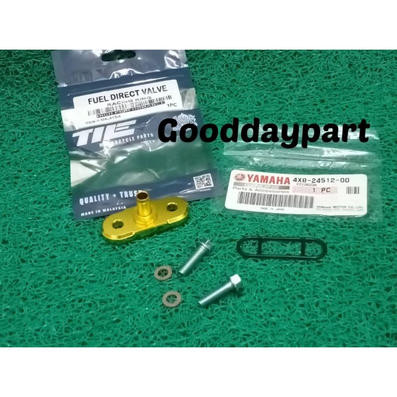 TIE KING RACING UNIVERSAL FUEL COCK ALLOY FUEL COCK LC 135 135LC V1 ...