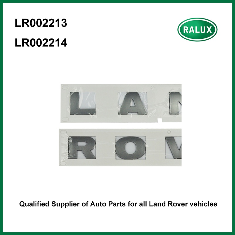 Front brand silver car letter stickers for LAND ROVER Freelander 2 ...