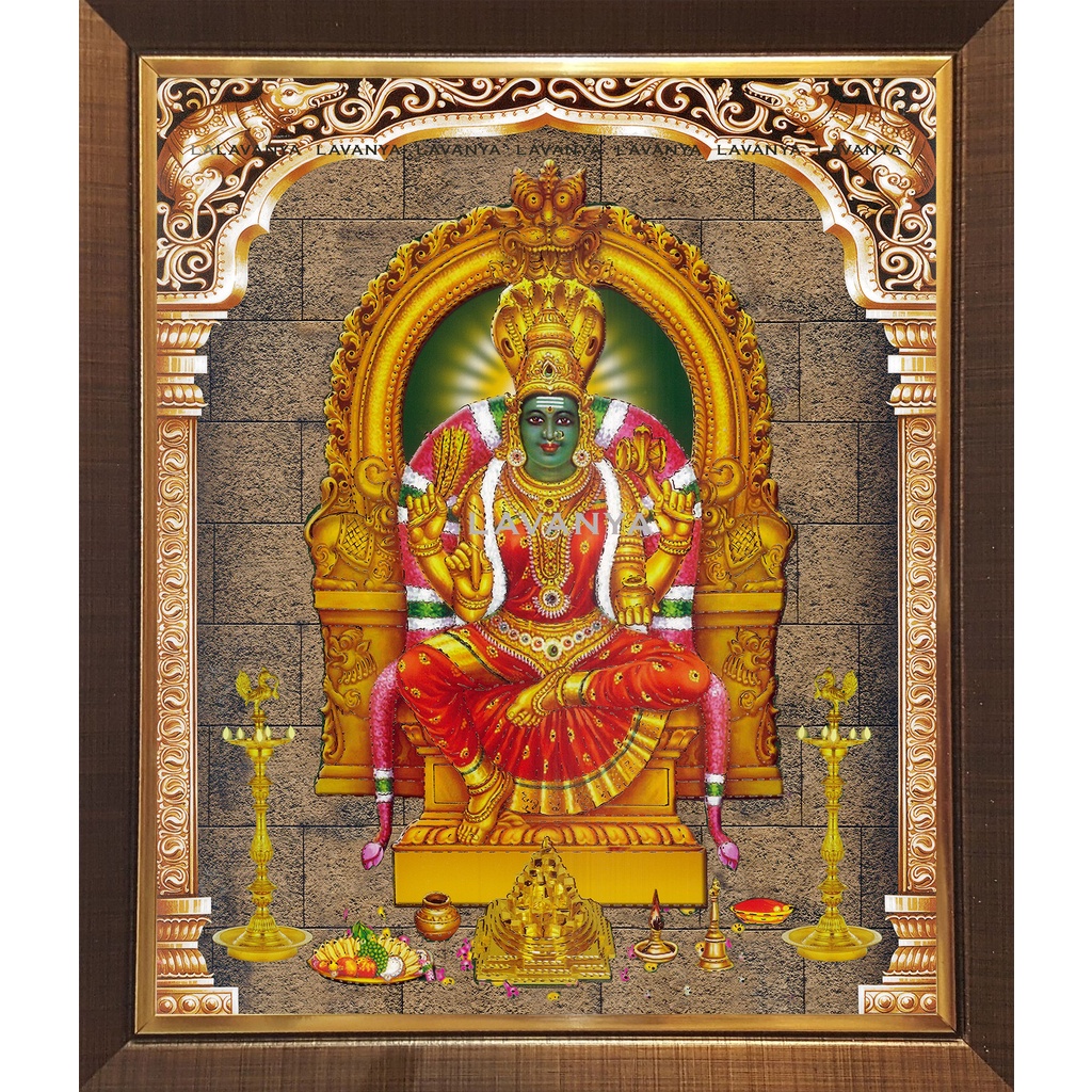 Patchai Amman Digital Photo with Lamination and Frame (L257) | Shopee ...