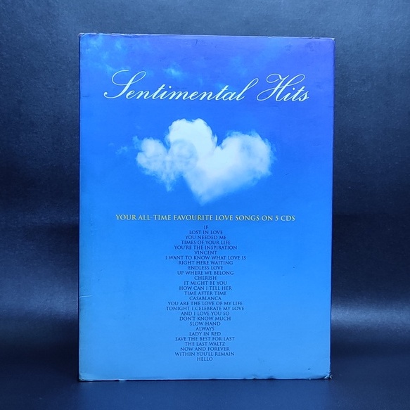 Cd NO 1 SENTIMENTAL HITS YOUR ALL TIME FAVORITE LOVE SONGS STYX ROXETTE ...
