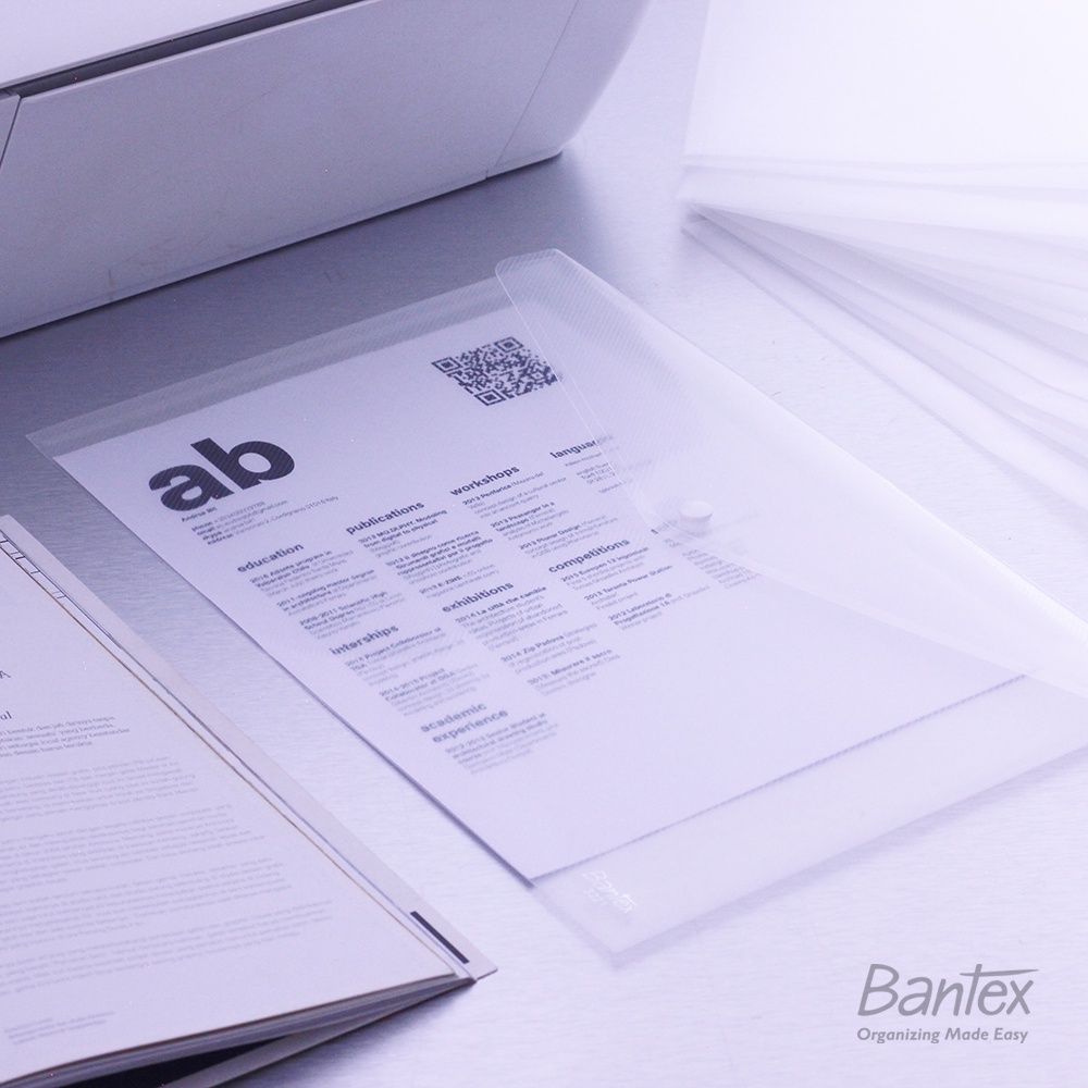 Bantex Folio F4 Plastic Button Folder Trendy Button Bag Landscape 3221 ...