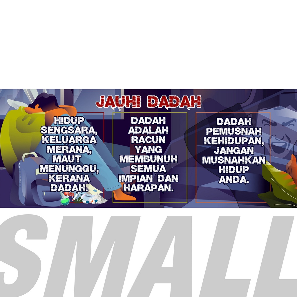 Jauhi Dadah, Banner Bahaya Dadah, Hiasan sudut PPDA sekolah #bnrb ...