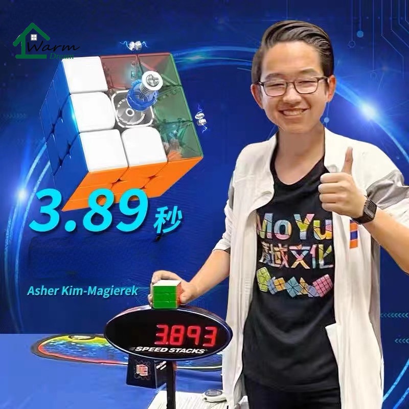 Moyu RS3M 2020 Magnetic Cube 3x3x3 Professional Speed Cube Magic Cube Meilong Rubiks Cube Qiyi ...