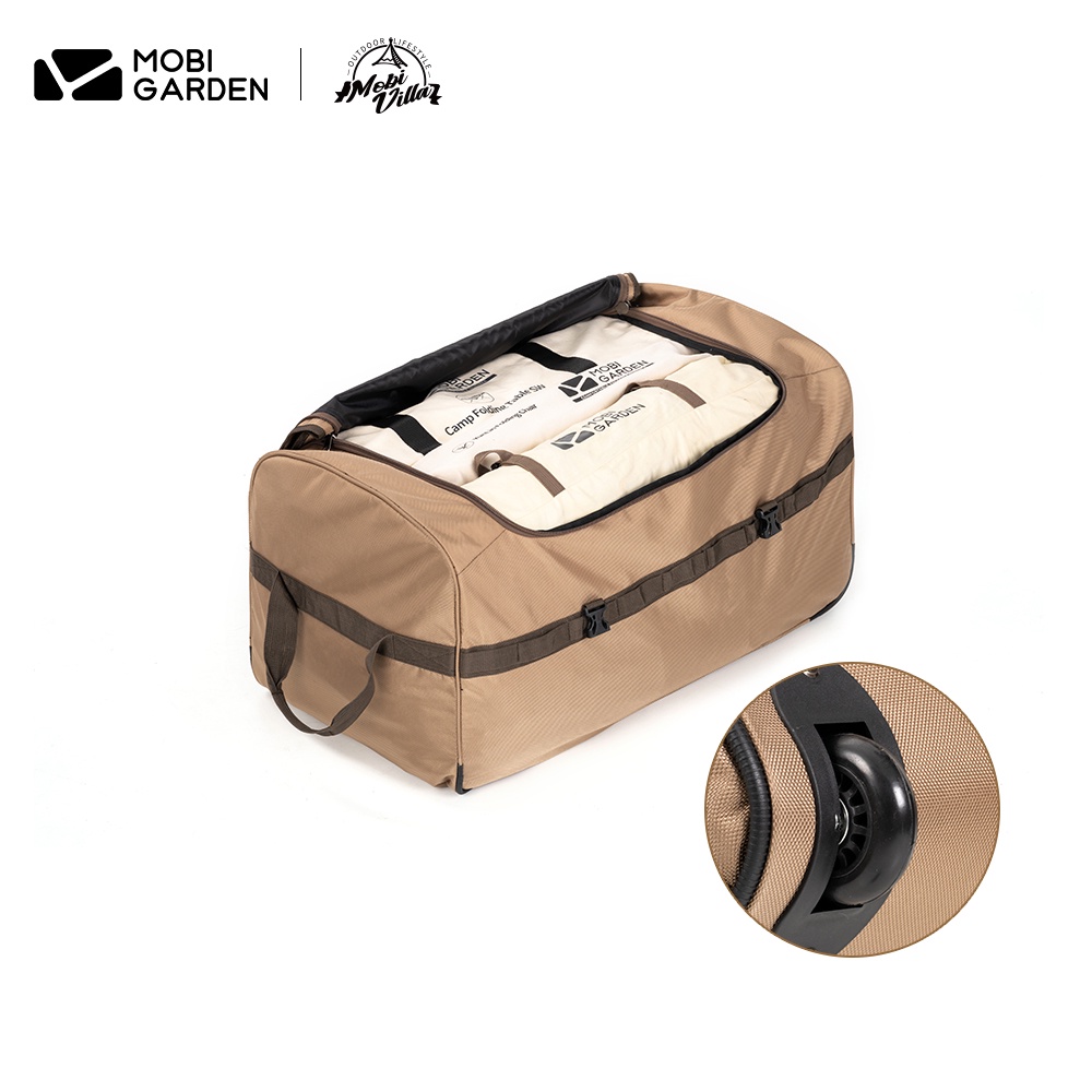MOBI GARDEN Travel Tug Storage Bag 80L/110L Outdoor Luggage Portable ...