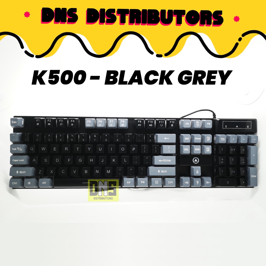 K500 Luminous Backlit Mechanical Gaming Keyboard RGB Light Suspended ...