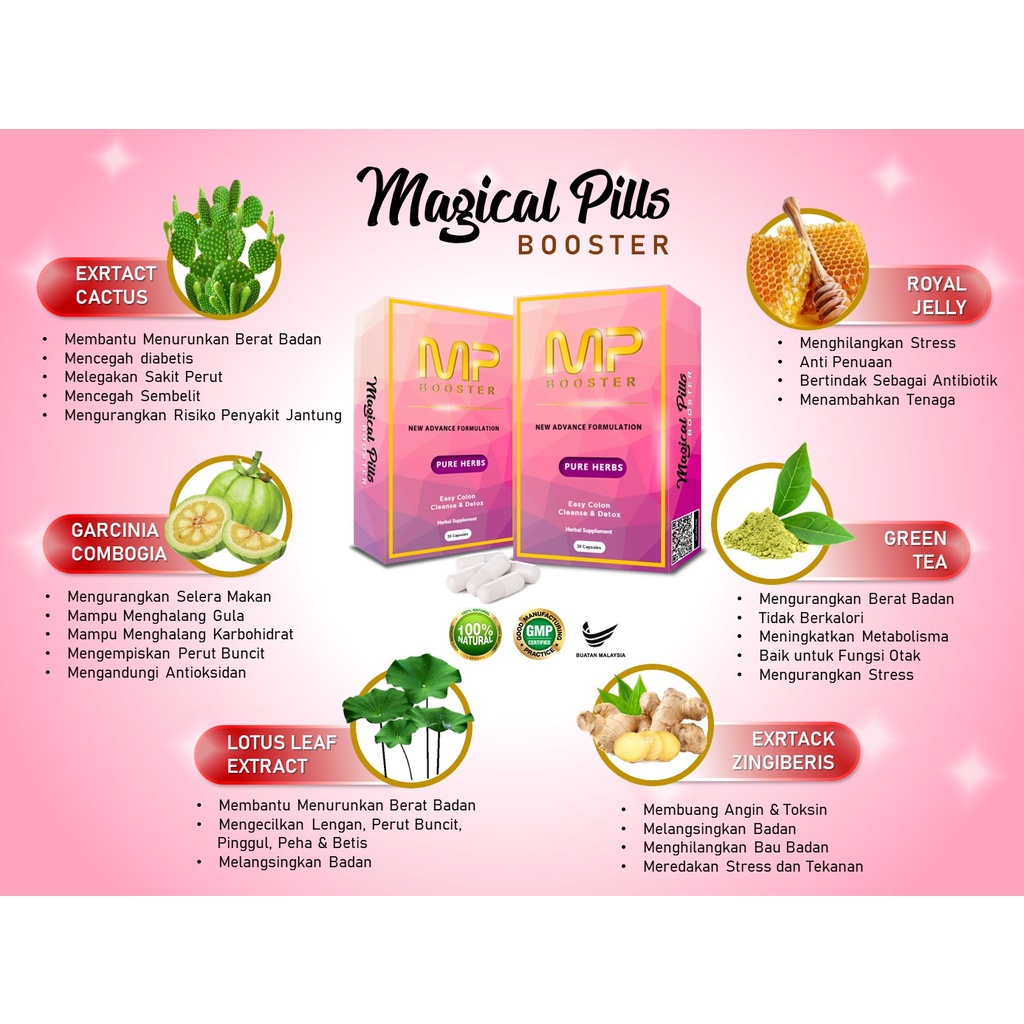 [FREE GIFT ] PIL KURUS MP BOOSTER BADAN BAKAR LEMAK BODY SLIM FIT ...