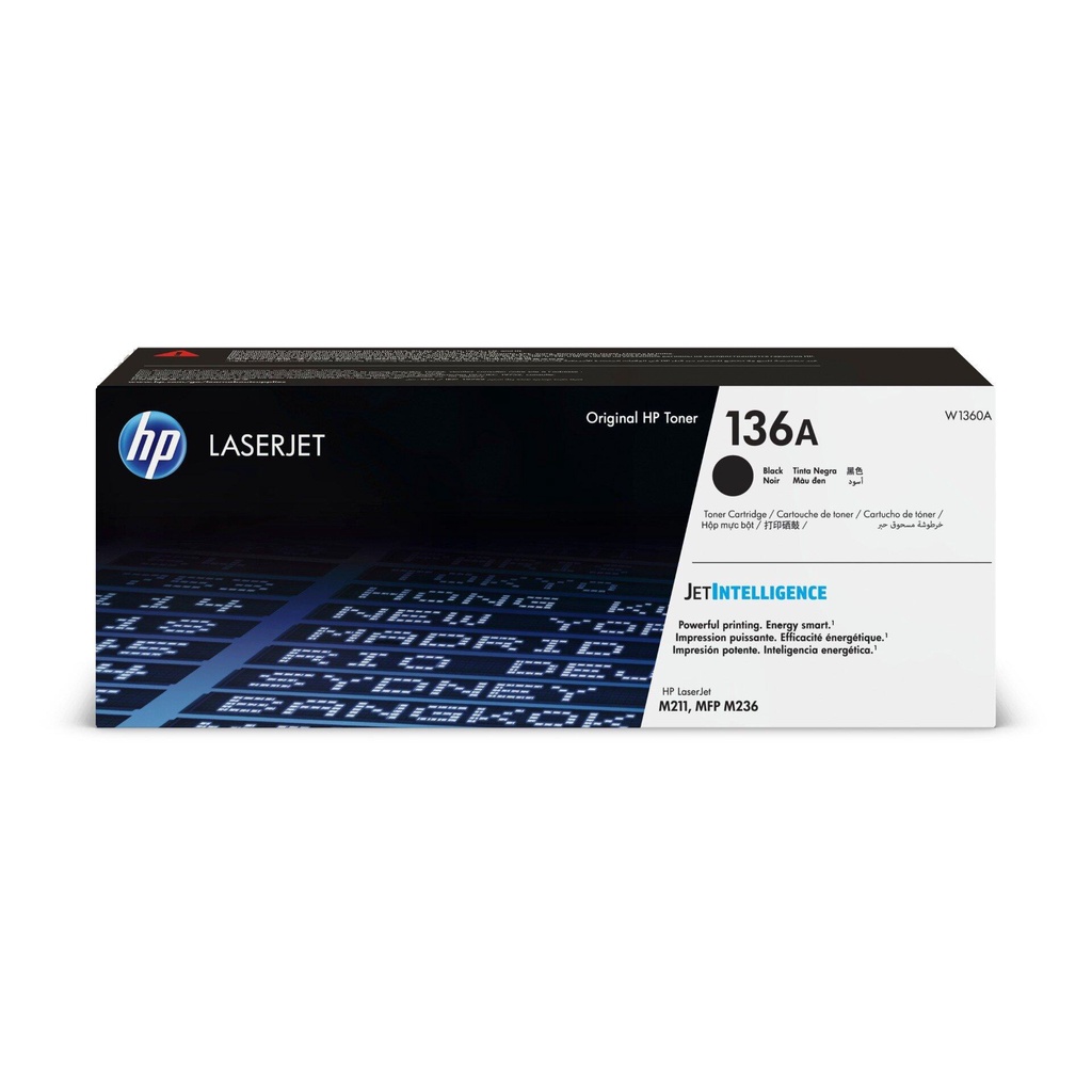 HP 136X BLACK ORIGINAL LASERJET TONER CARTIDGE (W1360X / W1050XC ...