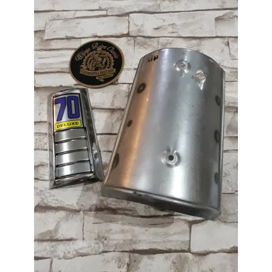 Shield TIE PANEL SET HONDA C70 LOGO ORIGINAL STANDARD THICK MATERIAL ...