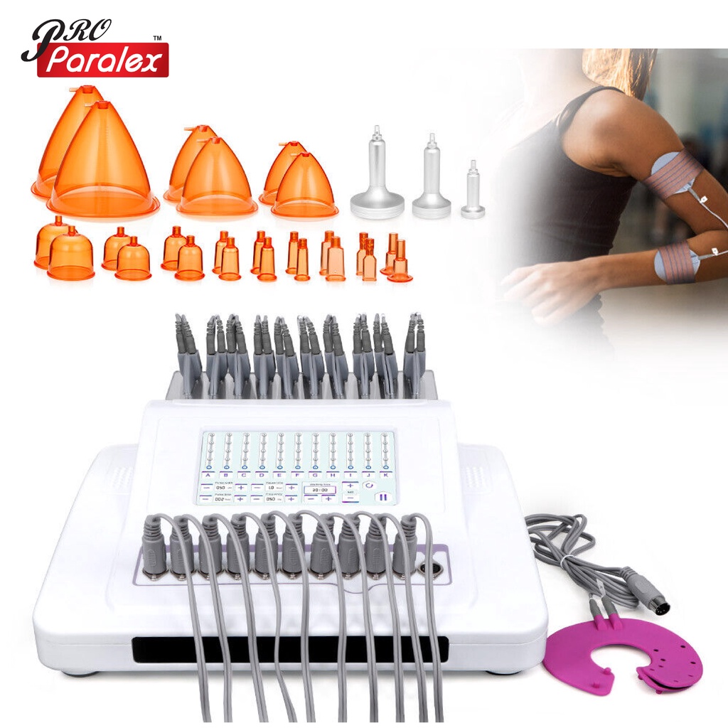 Pro Paralex FS-10 EMS Muscle Stimulation Vacuum Cupping Therapy Machine ...