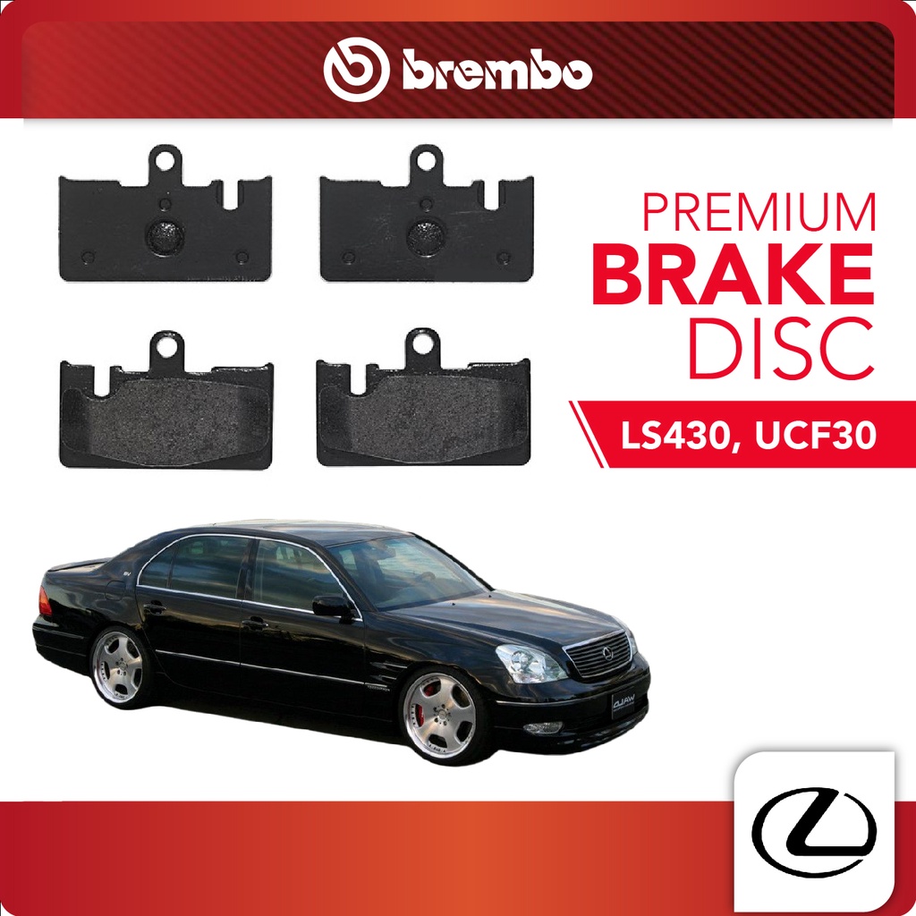 BREMBO Rear Pads (1 set) - Compatible with Lexus LS430 UCF30 | Shopee ...