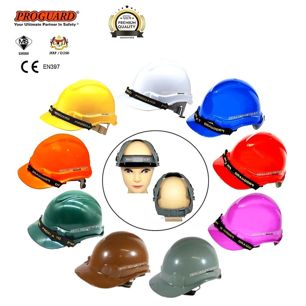PROGUARD Helmet HG1-PHPL ADVANTAGE 1 ABS ( Slide Lock ) | Shopee Malaysia