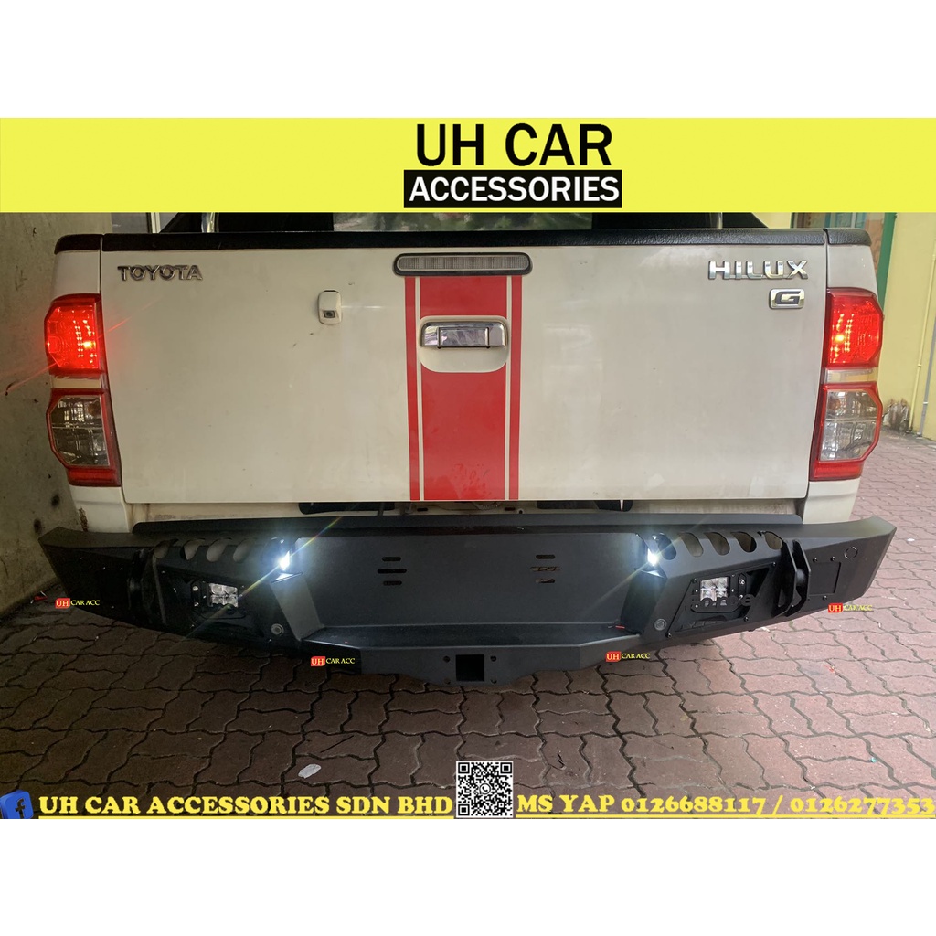 TOYOTA HILUX VIGO REVO ROCCO ROGUE FORCE OP REAR BUMPER BULL BAR ...