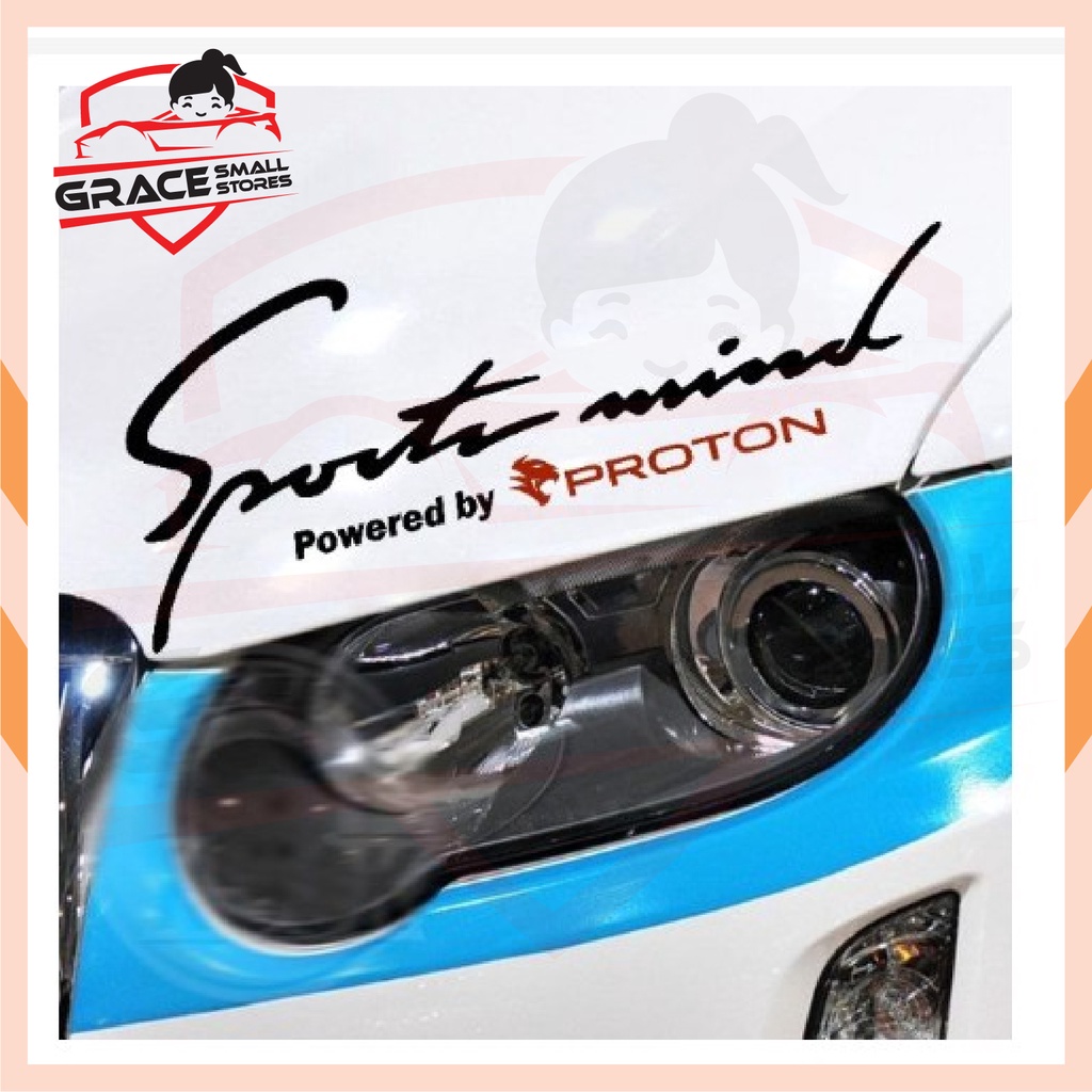 Car Sticker Sports Mind Proton Saga Gen2 Persona Satria Exora Vinyl ...