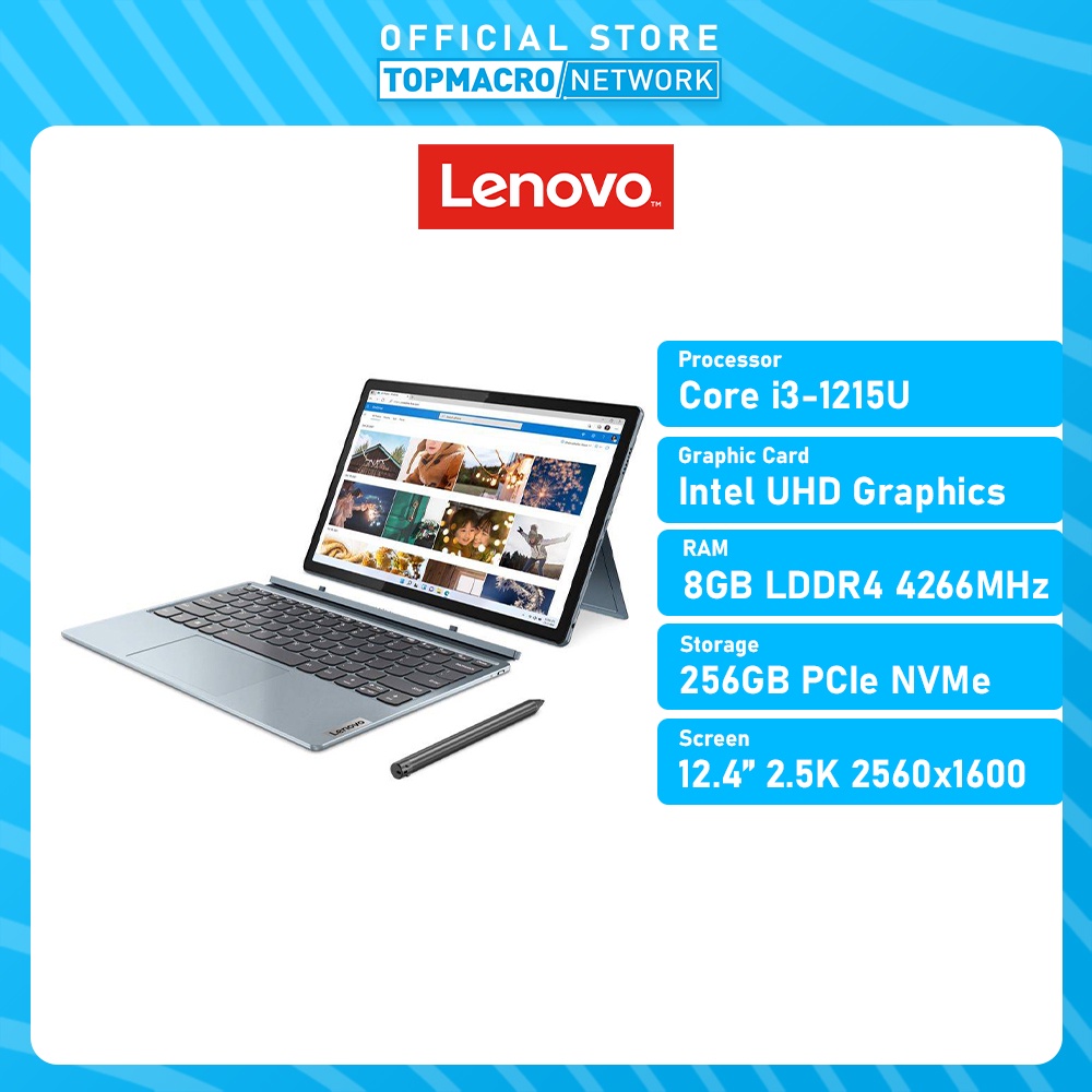 LENOVO DUET 5 12IAU7 (2DMJ) 2-IN-1 LAPTOP (i3-1215U, UHD Graphics, 8GB ...