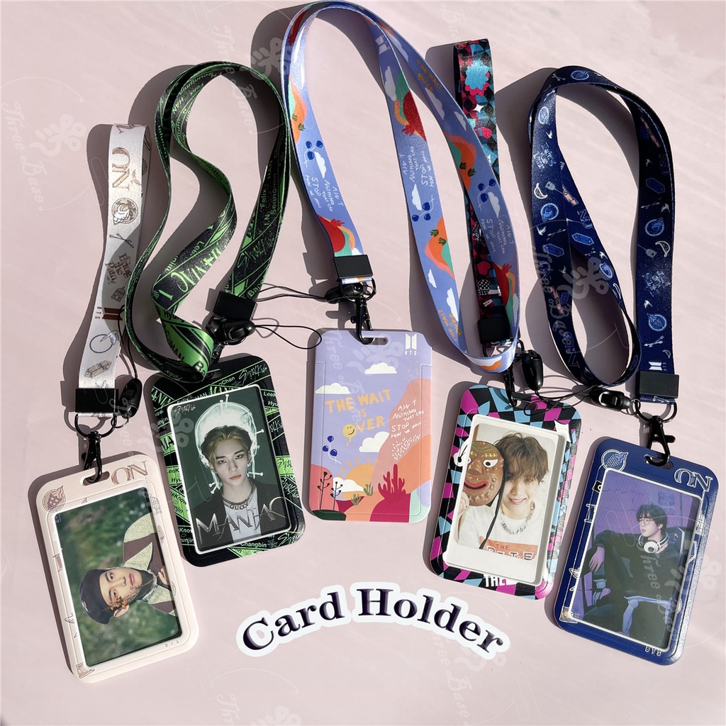 Card Holder Wallet KPOP BT PTD ID Cards Holders Case Jhope TOMORROW ...