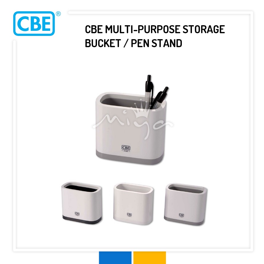 CBE MULTI-PURPOSE STATIONERY STORAGE BUCKET / PEN STAND | Shopee Malaysia