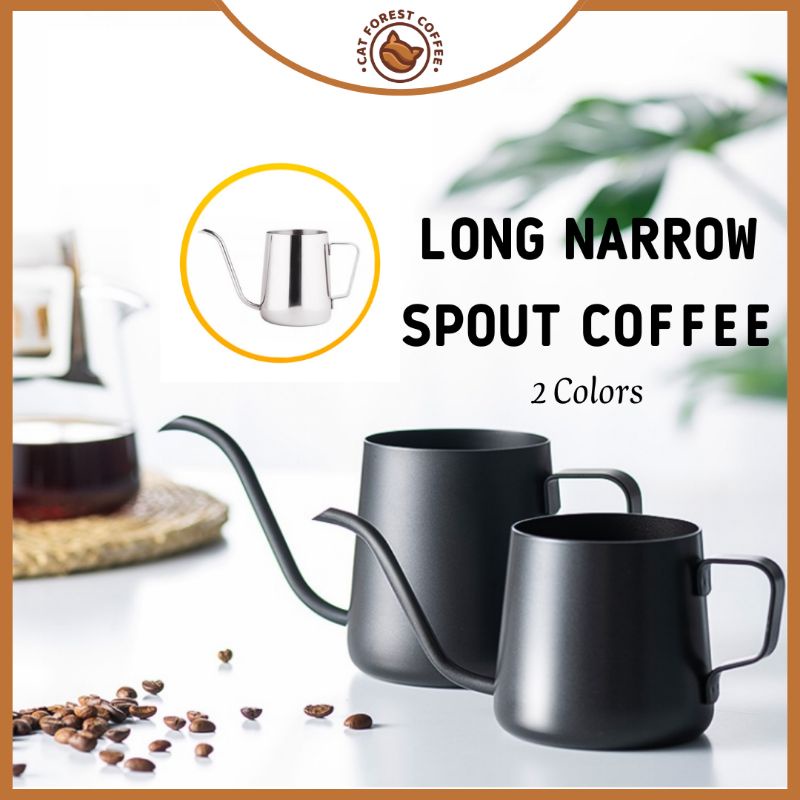 Long Narrow Spout Coffee Pot | 304 Stainless Steel Long Narrow Spout ...