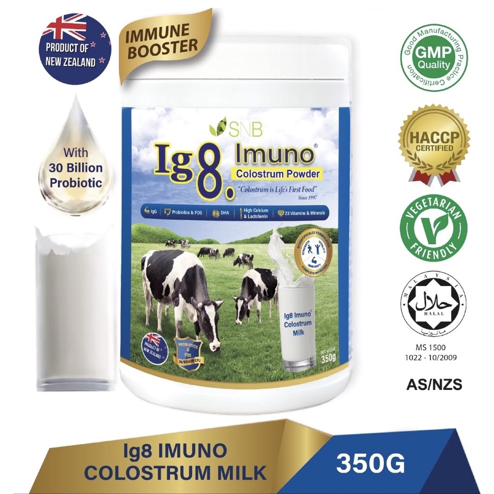 New Zealand 𝐈𝐠𝟖 𝐏𝐫𝐨𝐛𝐢𝐨𝐭𝐢𝐜𝐬 𝐂𝐨𝐥𝐨𝐬𝐭𝐫𝐮𝐦 𝐌𝐢𝐥𝐤 350g (Immunoglobulin Vitamins ...