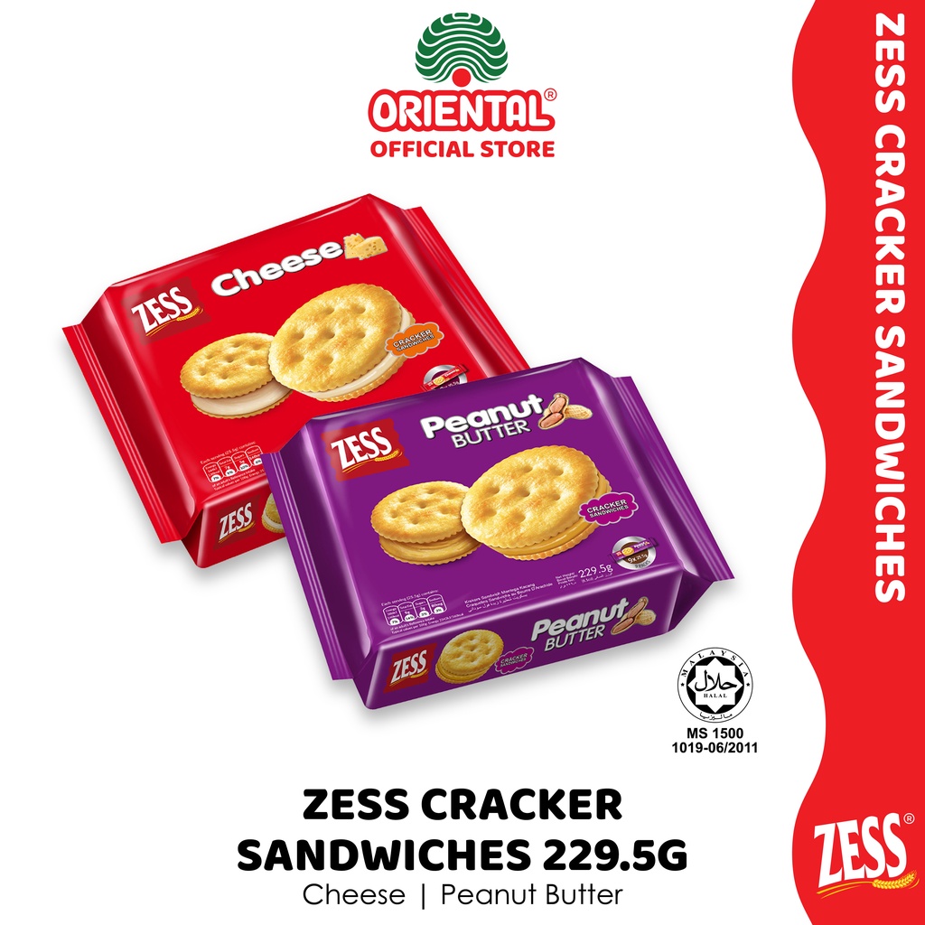 Zess Cracker Sandwiches 229.5G | Shopee Malaysia