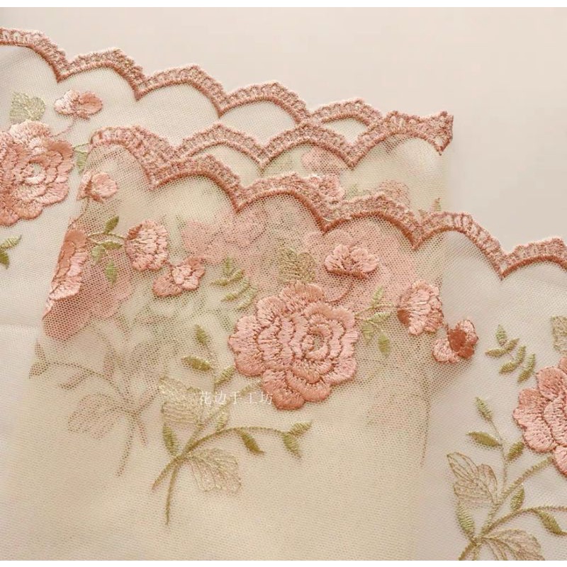 * Ready Stock * 18cm Width Renda Lace Baju/Fabric Lace/Embroidery Lace ...