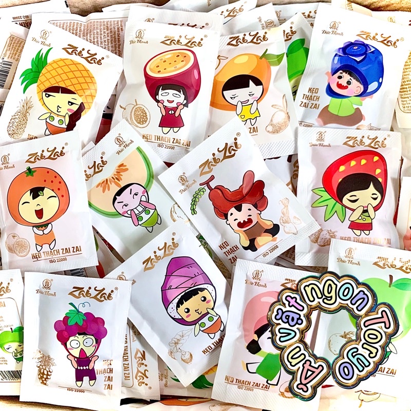 Zai zai jelly candy with fruit flavor, Duc Hanh standard | Shopee Malaysia