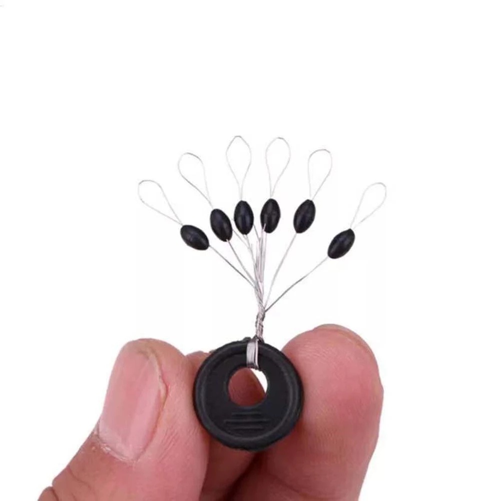 black Fishing bean Fishing Blocking Beads space bean Straight Column ...