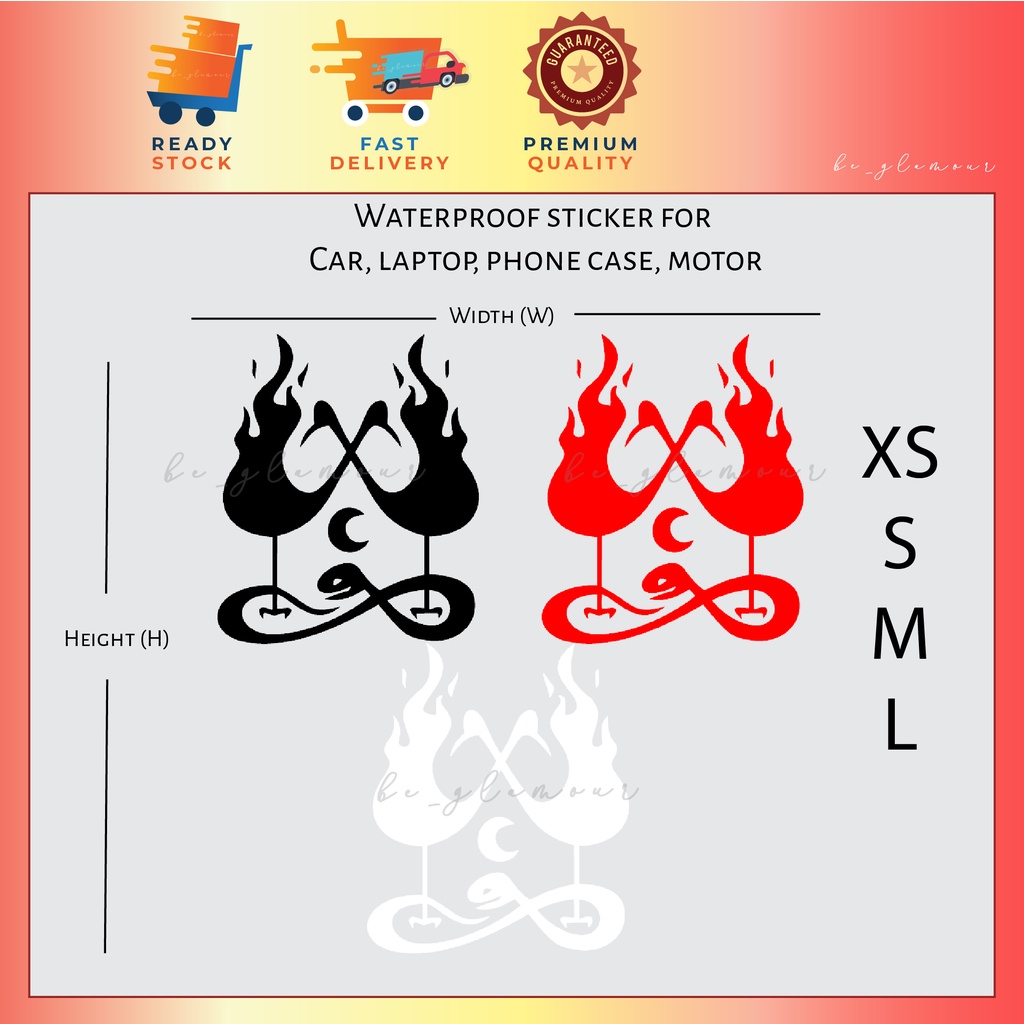 One Piece Wano Rebellion Logo sticker car motor helmet Reflective habu ...