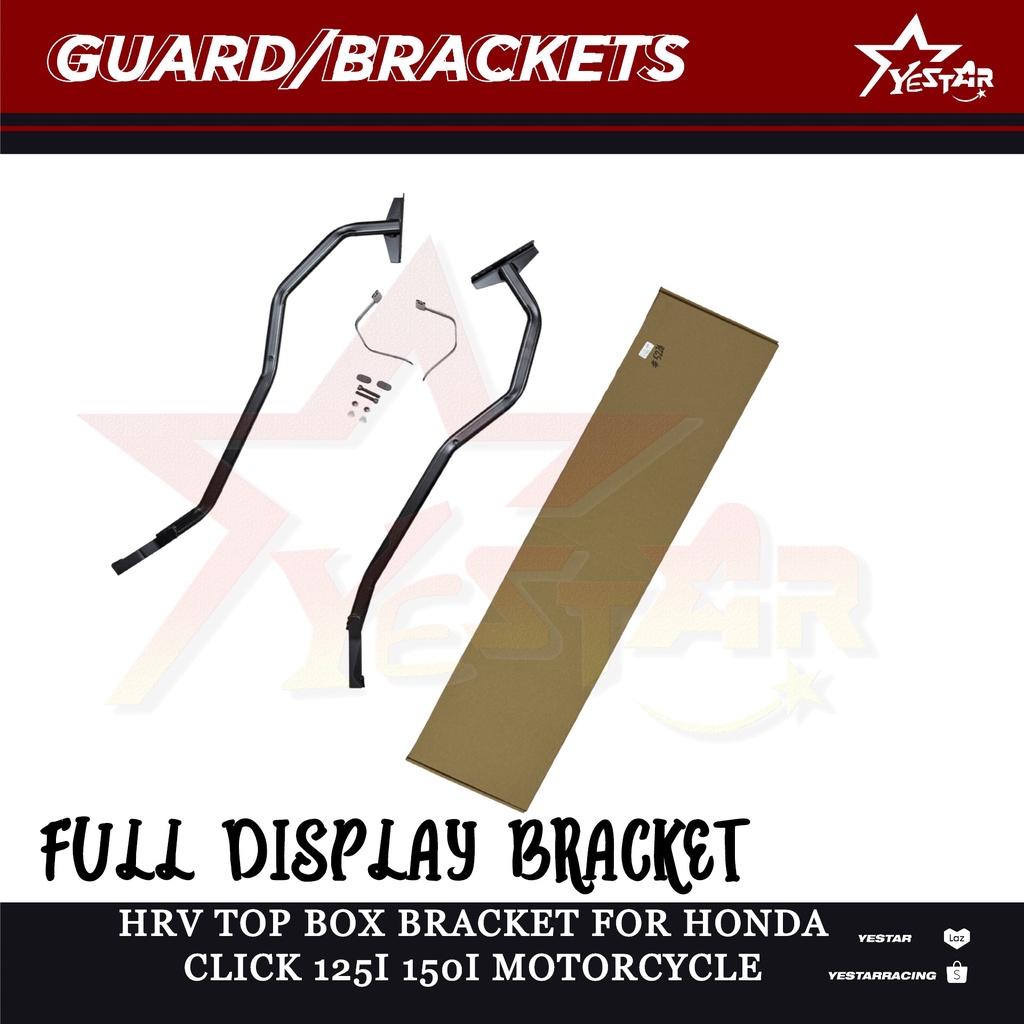 YeStar HRV Top Box Bracket For Honda Click 125i 150i Motorcycle | Shopee Malaysia