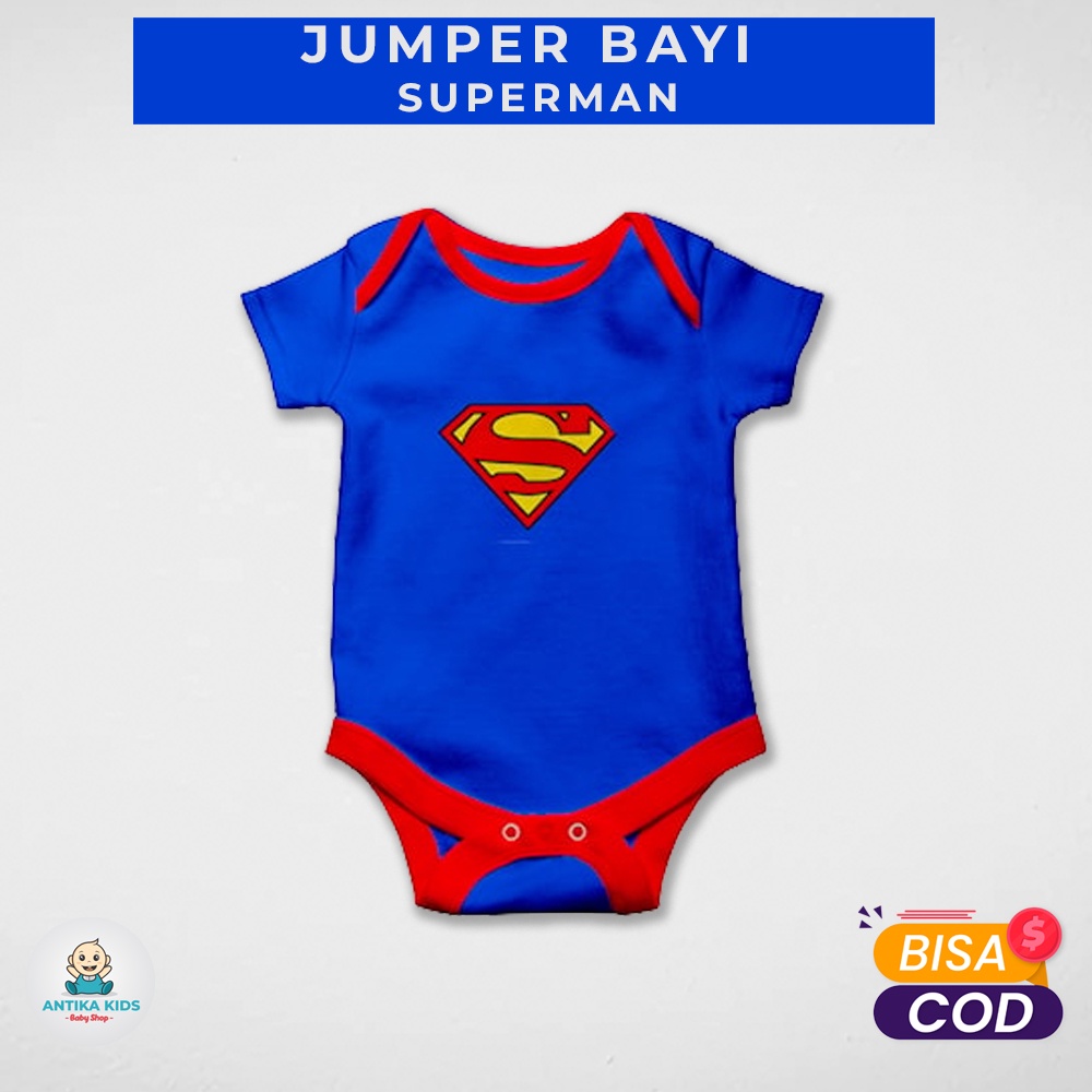 Newborn Baby Boy Girl Jumper Clothes Superhero Superman Character 0-12 ...