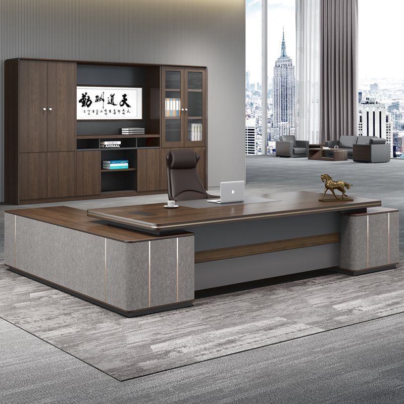 Boss desk president desk simple modern manager desk atmosphere ...