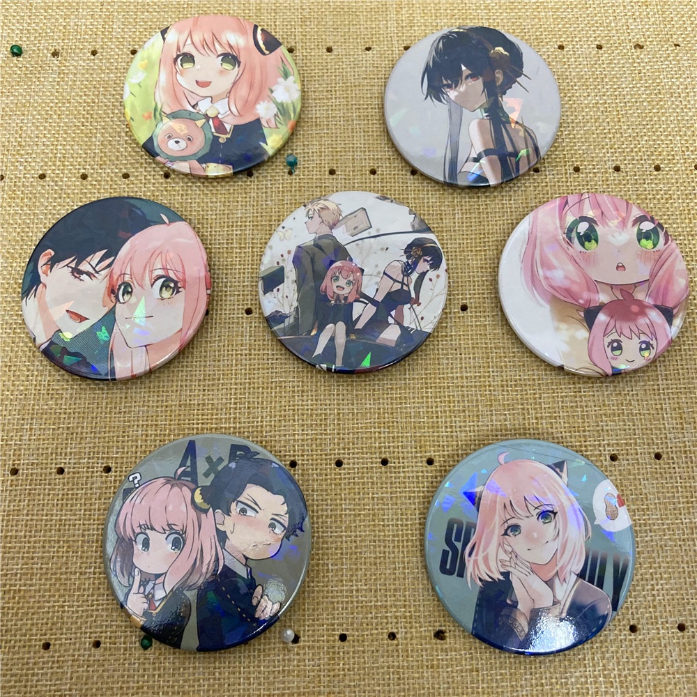 Anime Spy X Family Loid Anya Yor Cosplay Badge Accessories For Clothes ...
