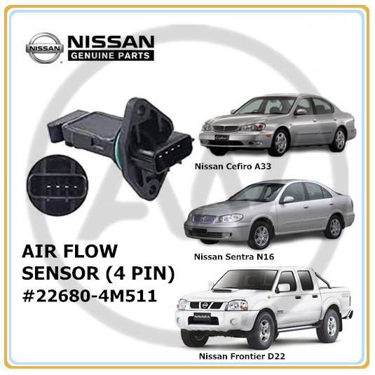 Original Nissan Sentra 1.6/1.8 N16 Cefiro A33 Frontier D22 Air Flow ...