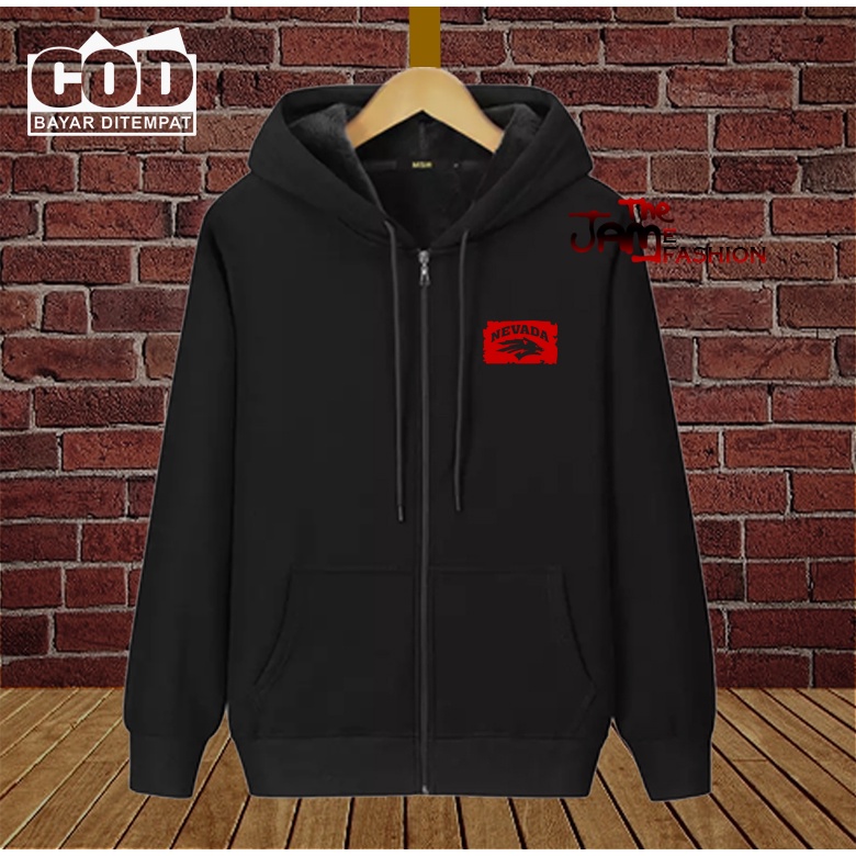 MERAH J@ket Zipper Distro Nev4d4 Blok Quality Red Premium Quality ...