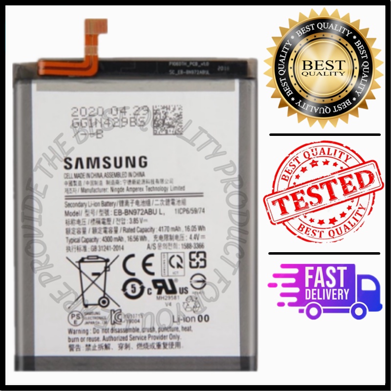 SAMSUNG NOTE 10 PLUS N975F N975 BATTERY BATERI (EB-BN972ABU) | Shopee ...