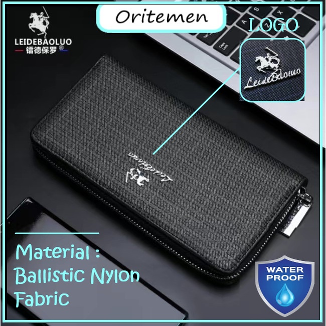 Premium Ballistic Nylon Long Wallet High Quality Men Zipper Long Wallet ...