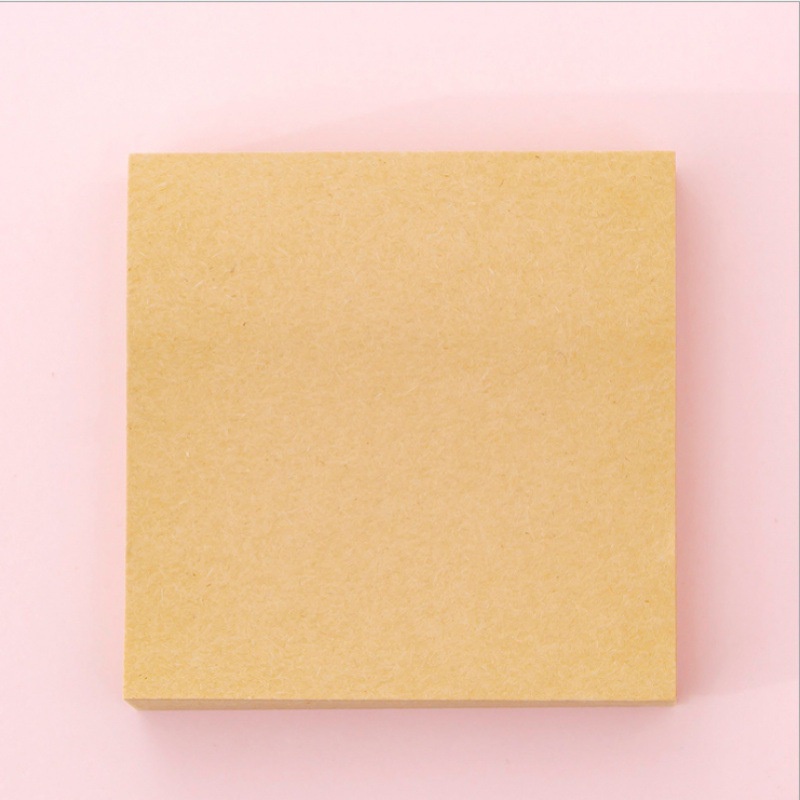 🇲🇾 Ready Stock Kraft / White Sticky Note Memo Minimalist Craft Stick On ...