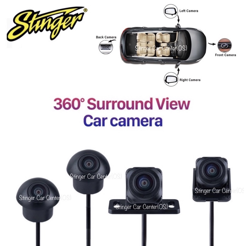 🇲🇾 Stinger 360° Car Camera 3D Seamless Surround View Camera AHD For Car ...